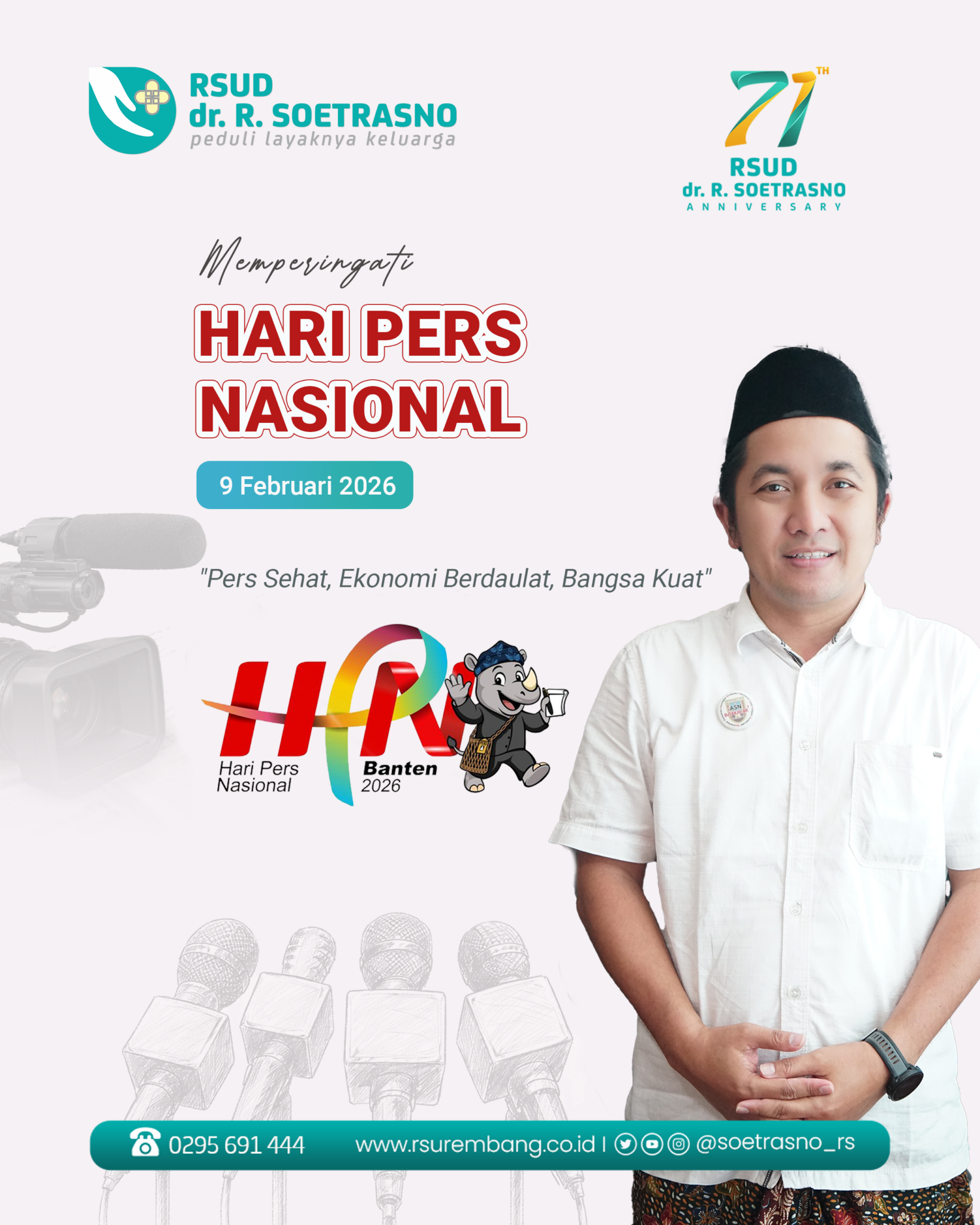 Hari Pers Nasional 2026 : Pers Sehat, Ekonomi Berdaulat, Bangsa Kuat ...